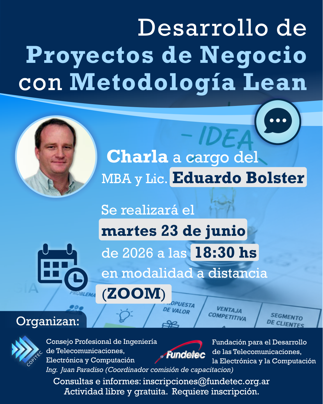 Charla Virtual | Desarrollo de Proyectos de Negocio con Metodología ...